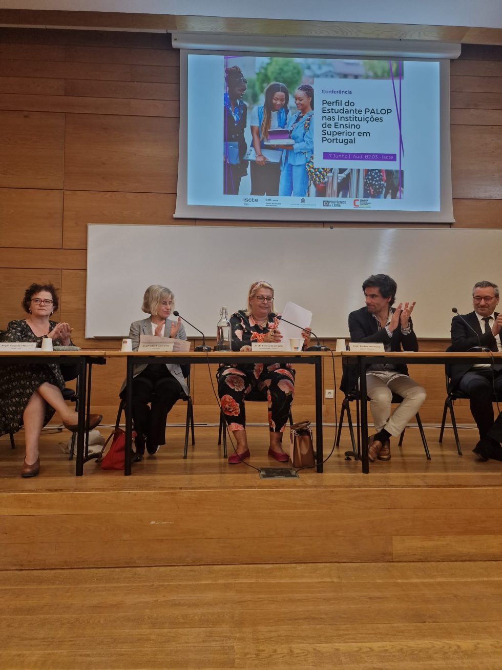 Dra. Teresa Damásio na Conferência: “Perfil do Estudante dos PALOP nas ...